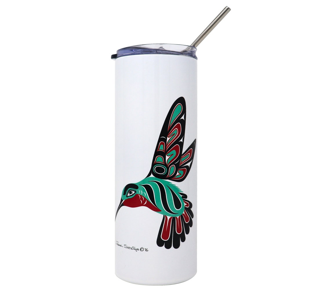 Hummingbird Formline Tumbler W/ Straw / Native American - Etsy