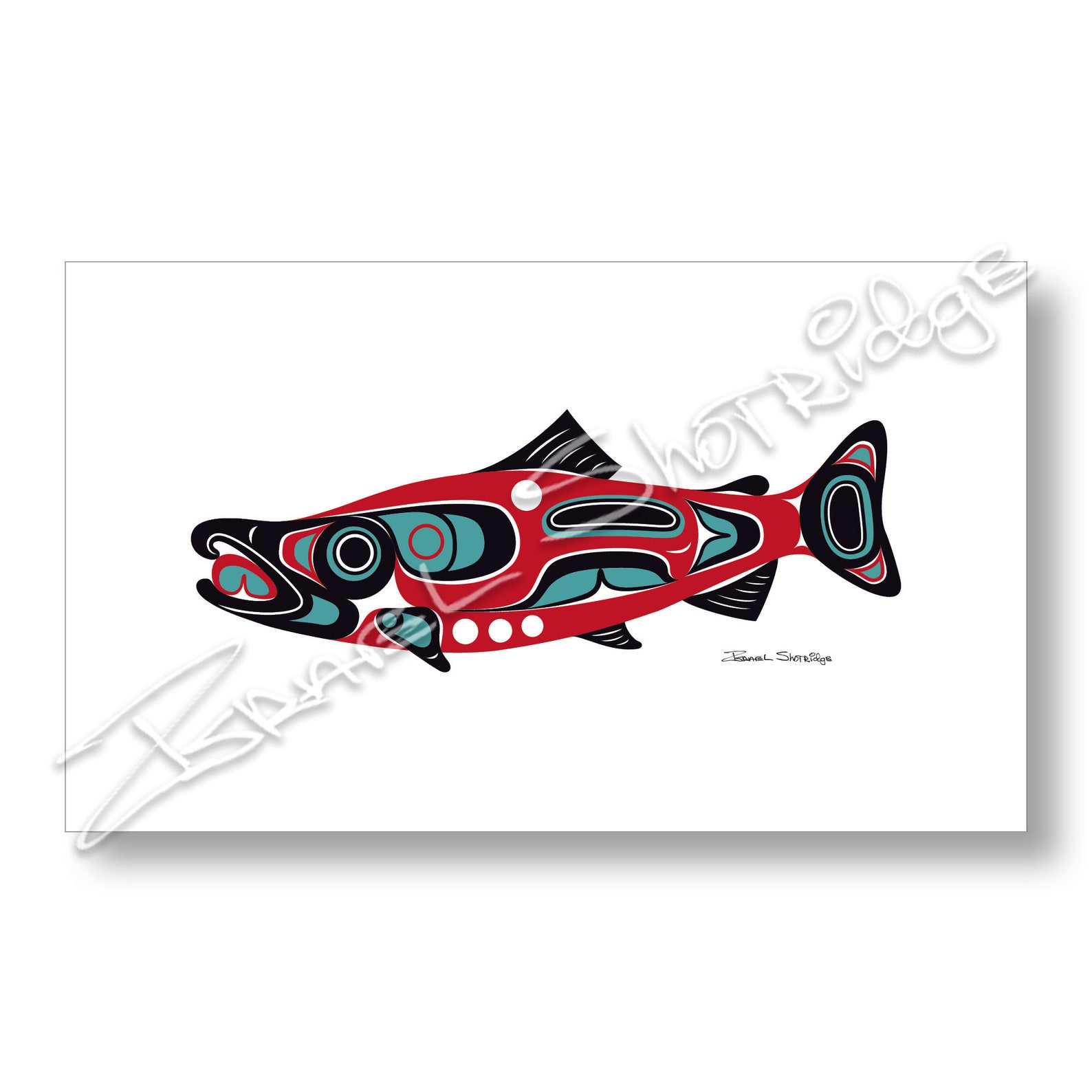 Northwest Salmon Limited Edition Giclée Art Print unframed / Tlingit ...