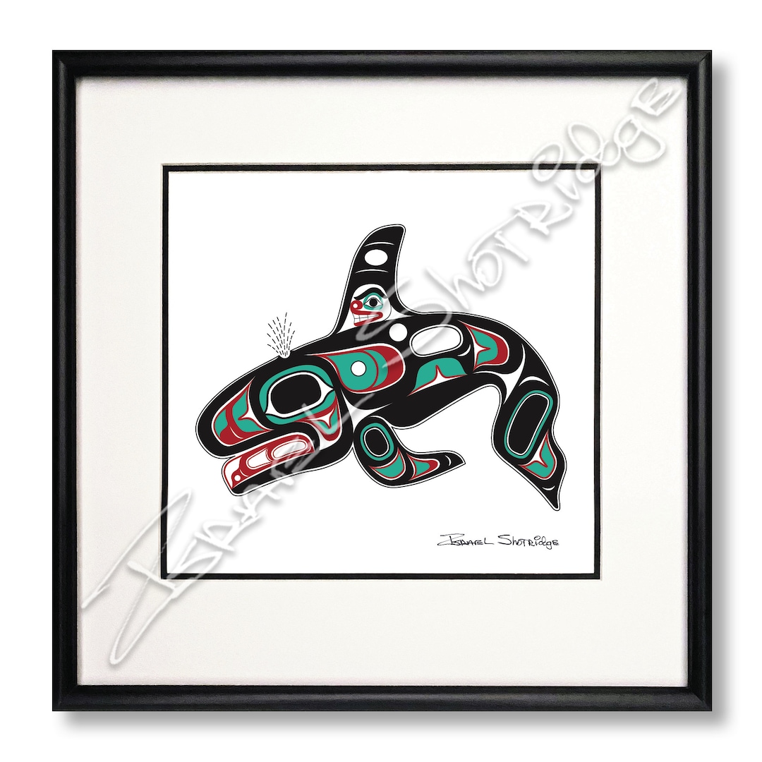 Killer Whale Limited Edition Giclée Art Print (double Matte Framed ...