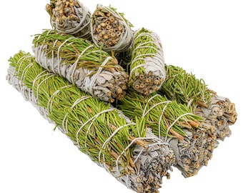White Sage & Cedar Smudge Bundle 8 9 - Etsy