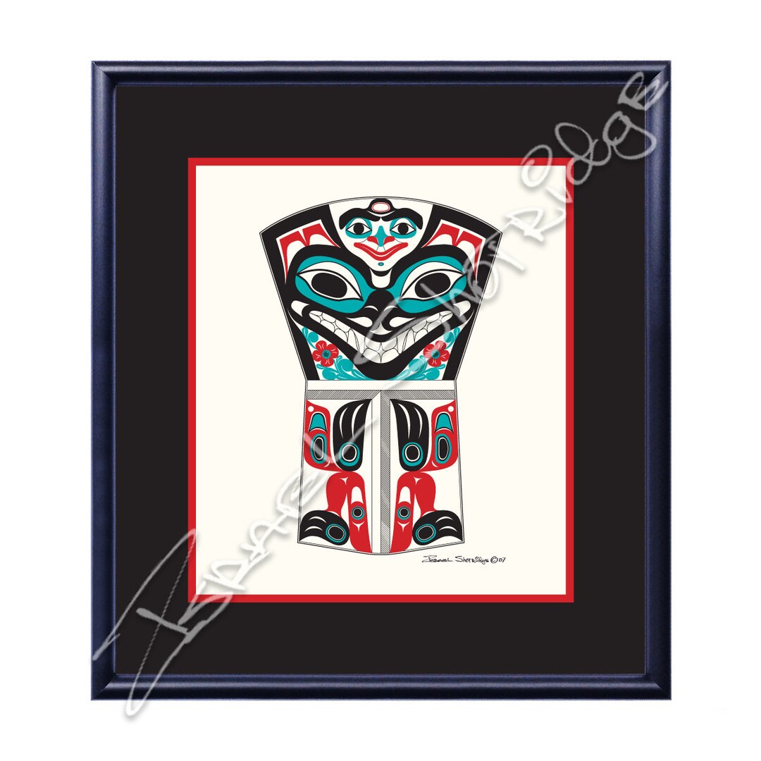 Bear Copper 13" X 15" Open Edition Art Print (framed) / Tlingit ...