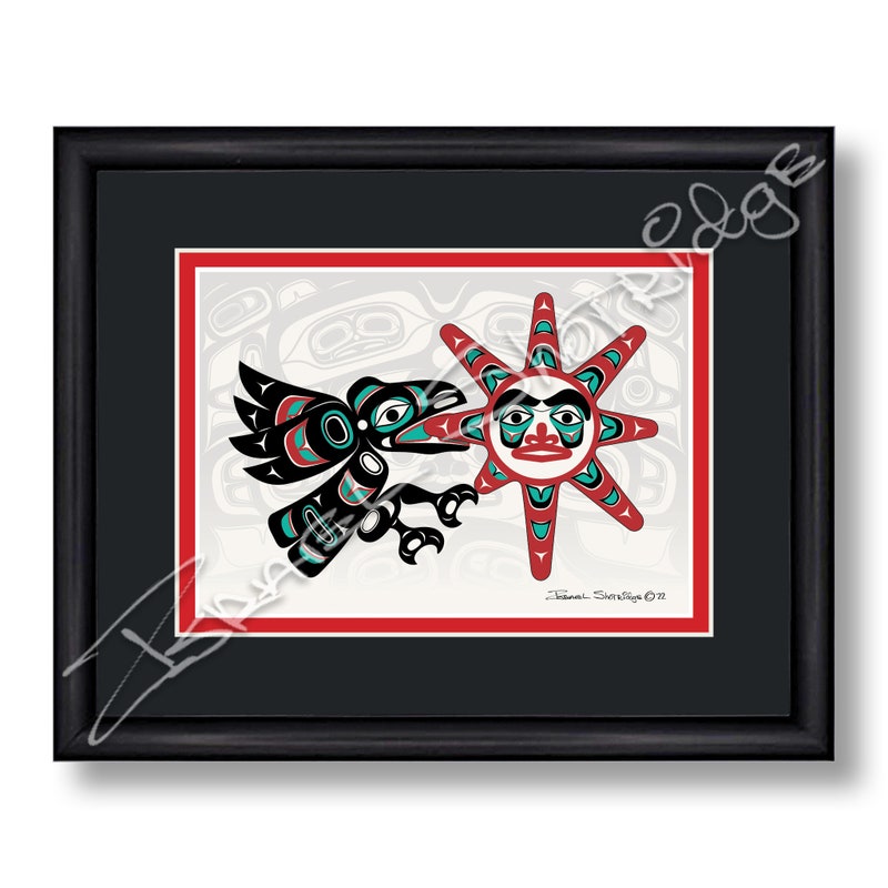 Raven Steals the Sun - Etsy