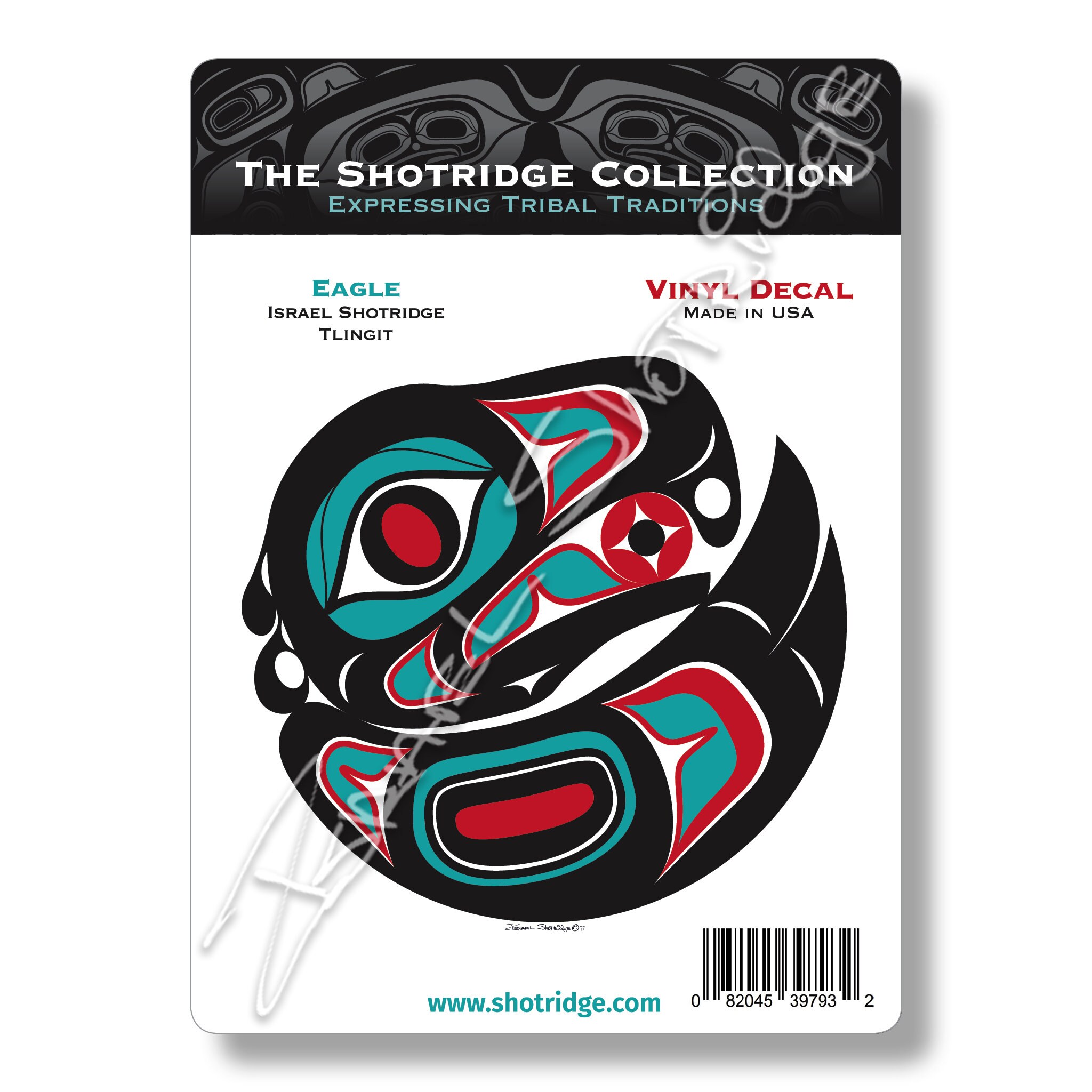 Eagle Extra Large 6" X 8" Vinyl Decal / Tlingit Northwest Native ...
