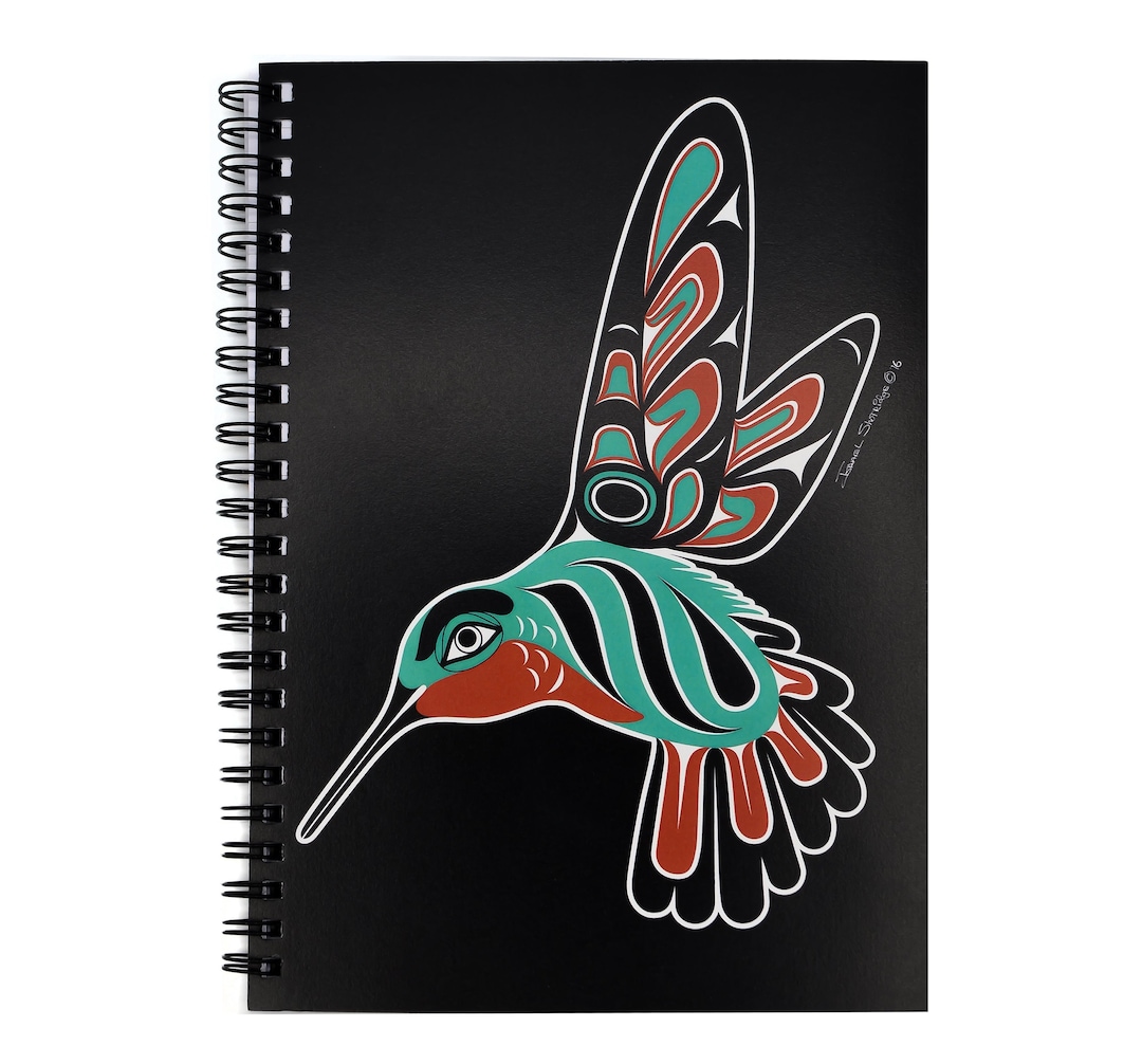 Hummingbird Formline Spiral Notebook / Native American Gifts ...