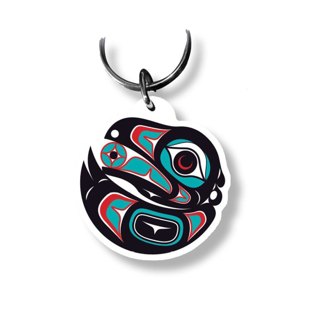 Raven Acrylic Key Ring - Etsy