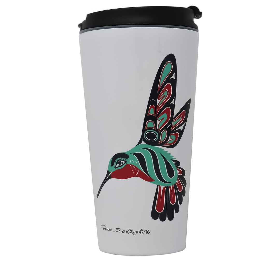 Hummingbird Formline Tumbler / Native American Functional Gifts ...