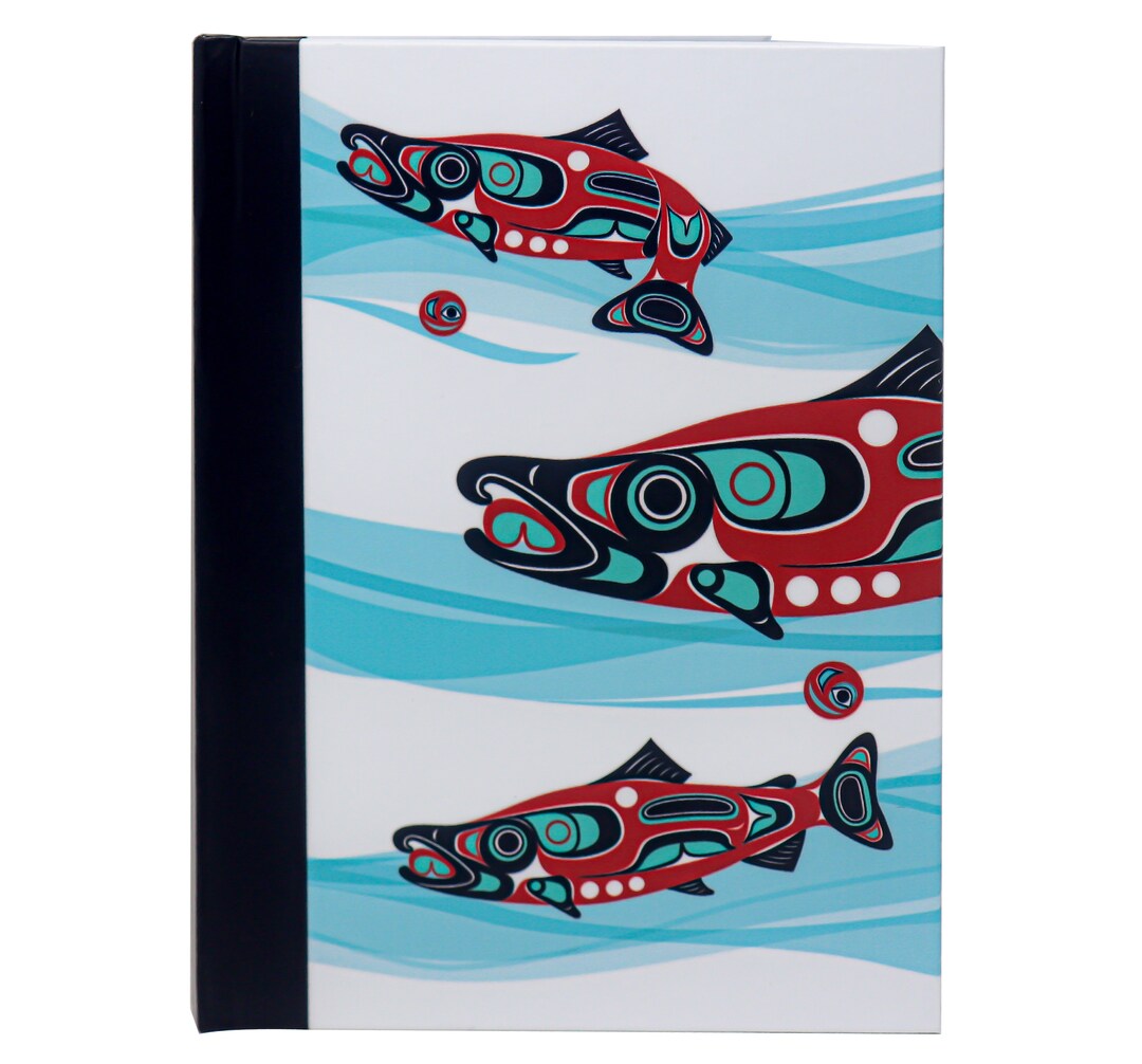 Salmon Run Hard Bound Formline Journal / Native American Gifts ...