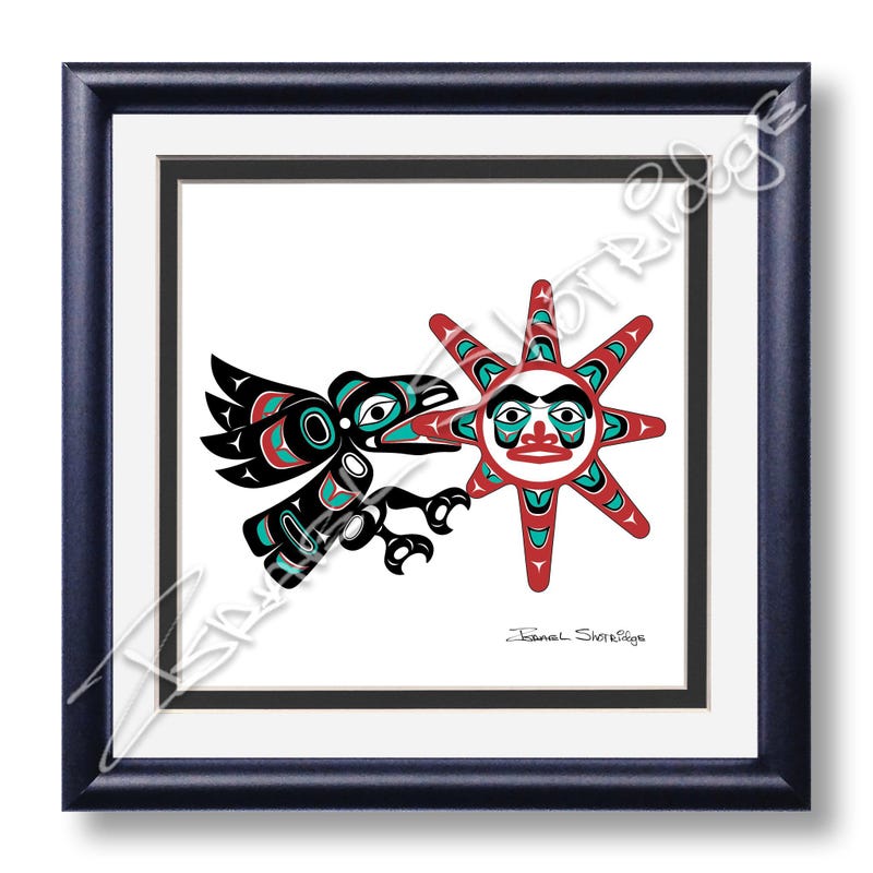 Raven Steals the Sun - Etsy