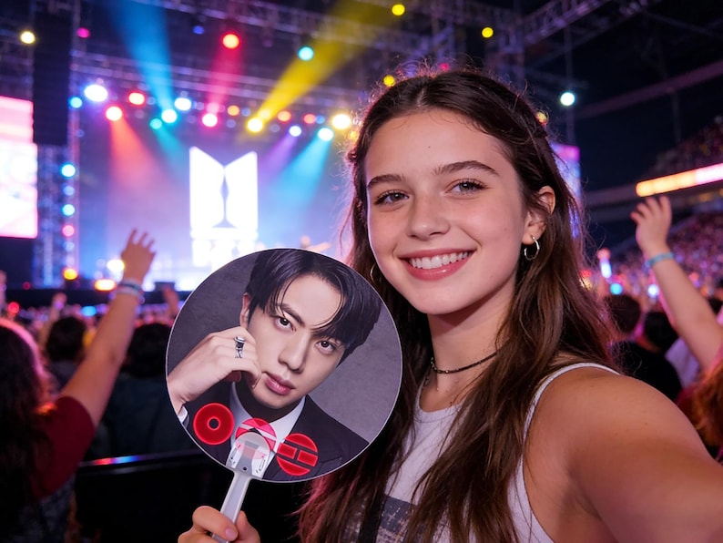 BTS Arirang Tour Hand Fan: Kpop Concert Accessory for ARMY (25cm) - Etsy