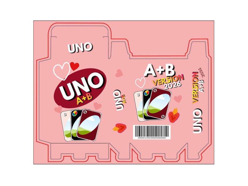 UNO Inspired Cards Template Canva | Editable Custom Card Game ...
