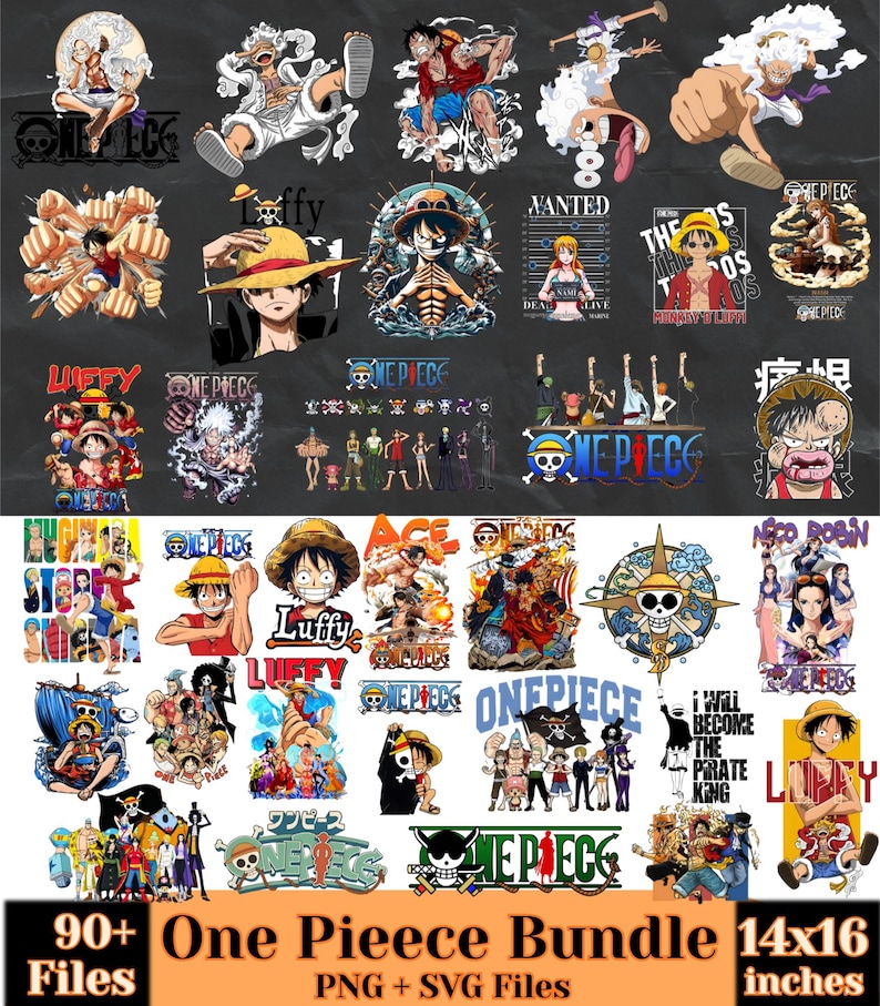 Anime Character Clipart Bundle | 90+ Pngs Files Digital Download - Etsy