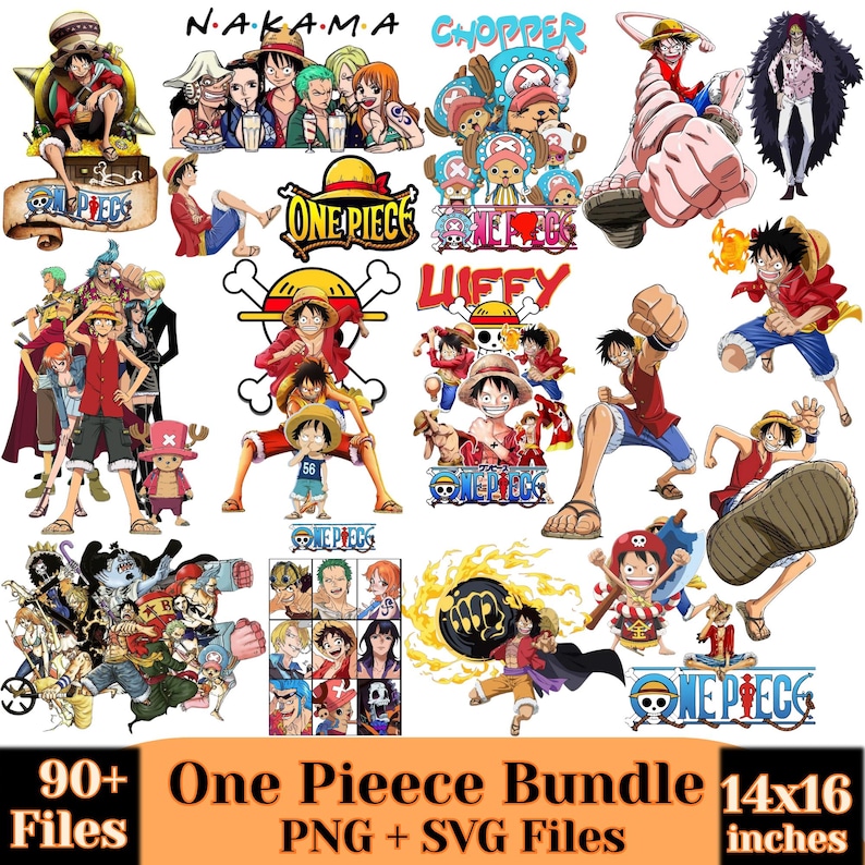 Anime Character Clipart Bundle | 90+ Pngs Files Digital Download - Etsy
