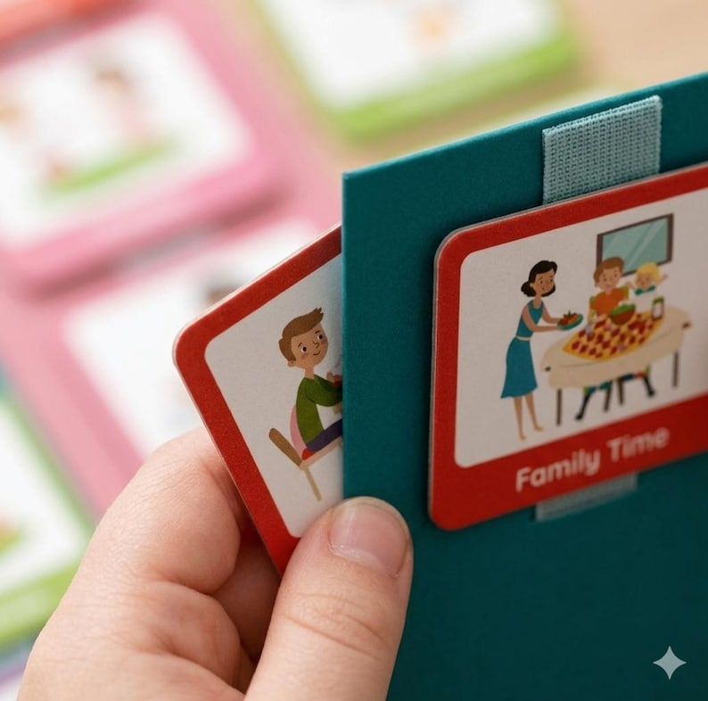 ADHD Visual Routine Chart for Kids | 60 Picture Cards Daily Schedule ...