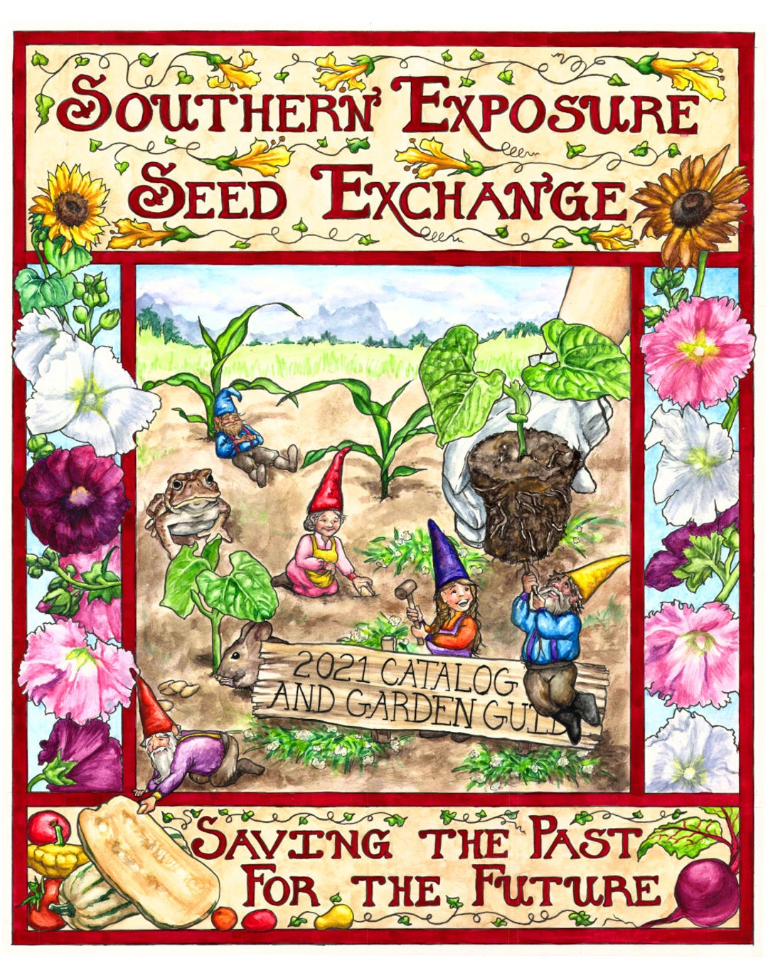 Giclee Prints - Southern Exposure Seed Exchange 2021 Catalog Cover - Etsy
