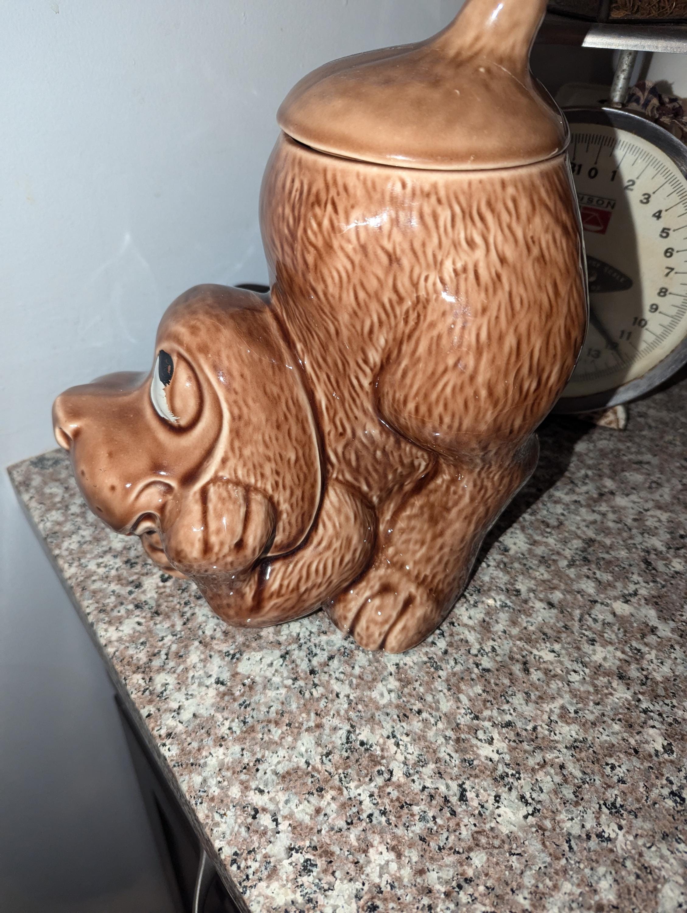 Vintage Mccoy Dog Cookie Jar - Etsy