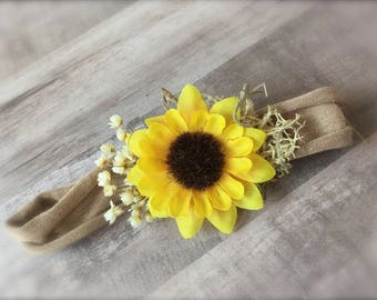 Sunflower photo prop | Etsy