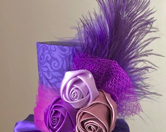 Purple Mini Top Hat | Etsy