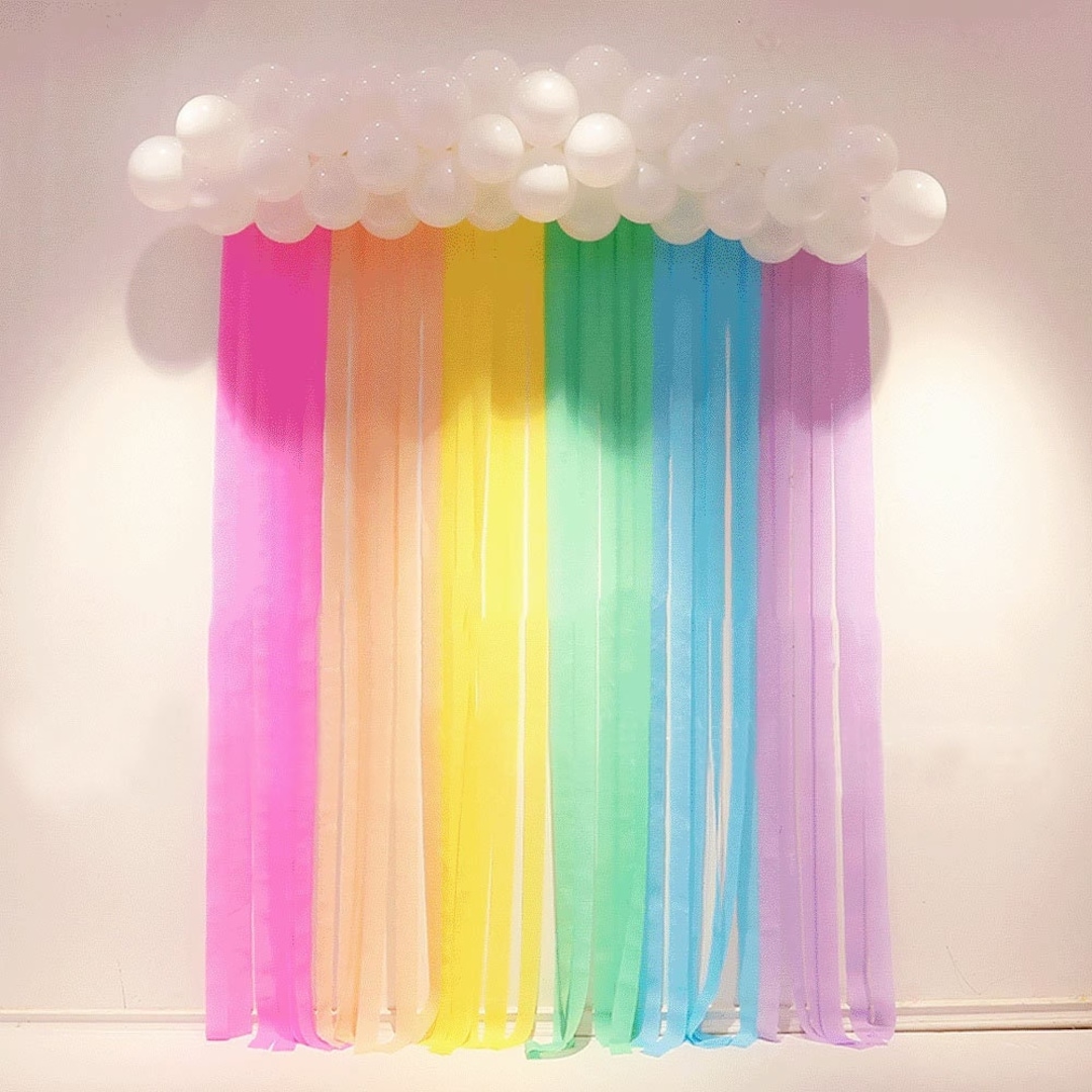 Happy Birthday Rainbow Surprise Party Balloons Streamers Decor Pack ...