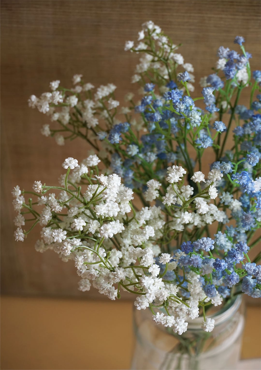 Artificial Rustic Baby Breath Stalks, Vintage Floral Baby Breath Decor ...
