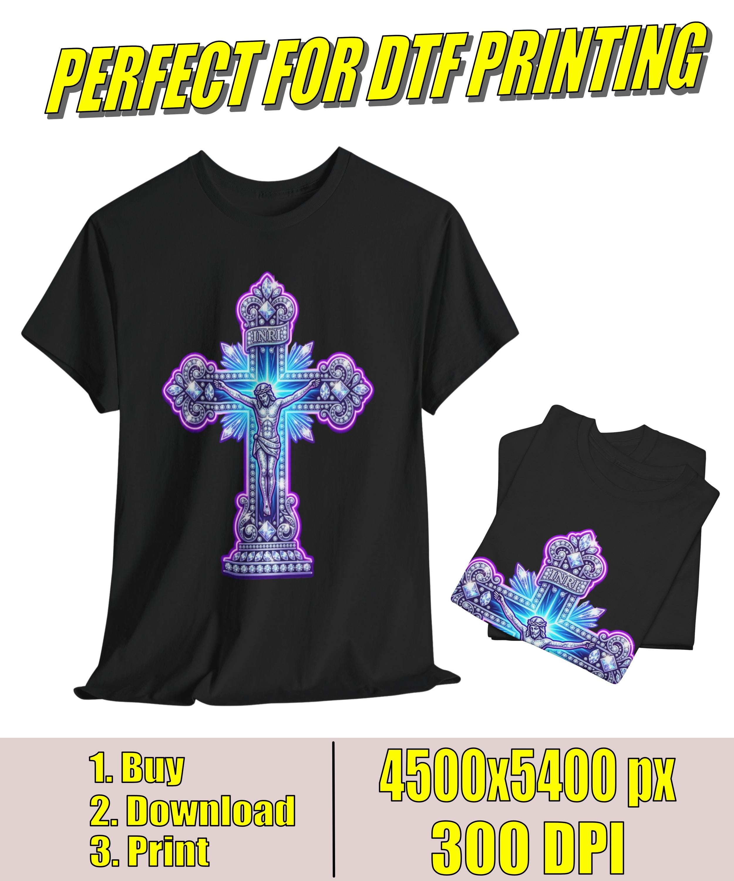 Jesus Cross PNG Inri Design | Christian Cross Motif | Religious Cross ...