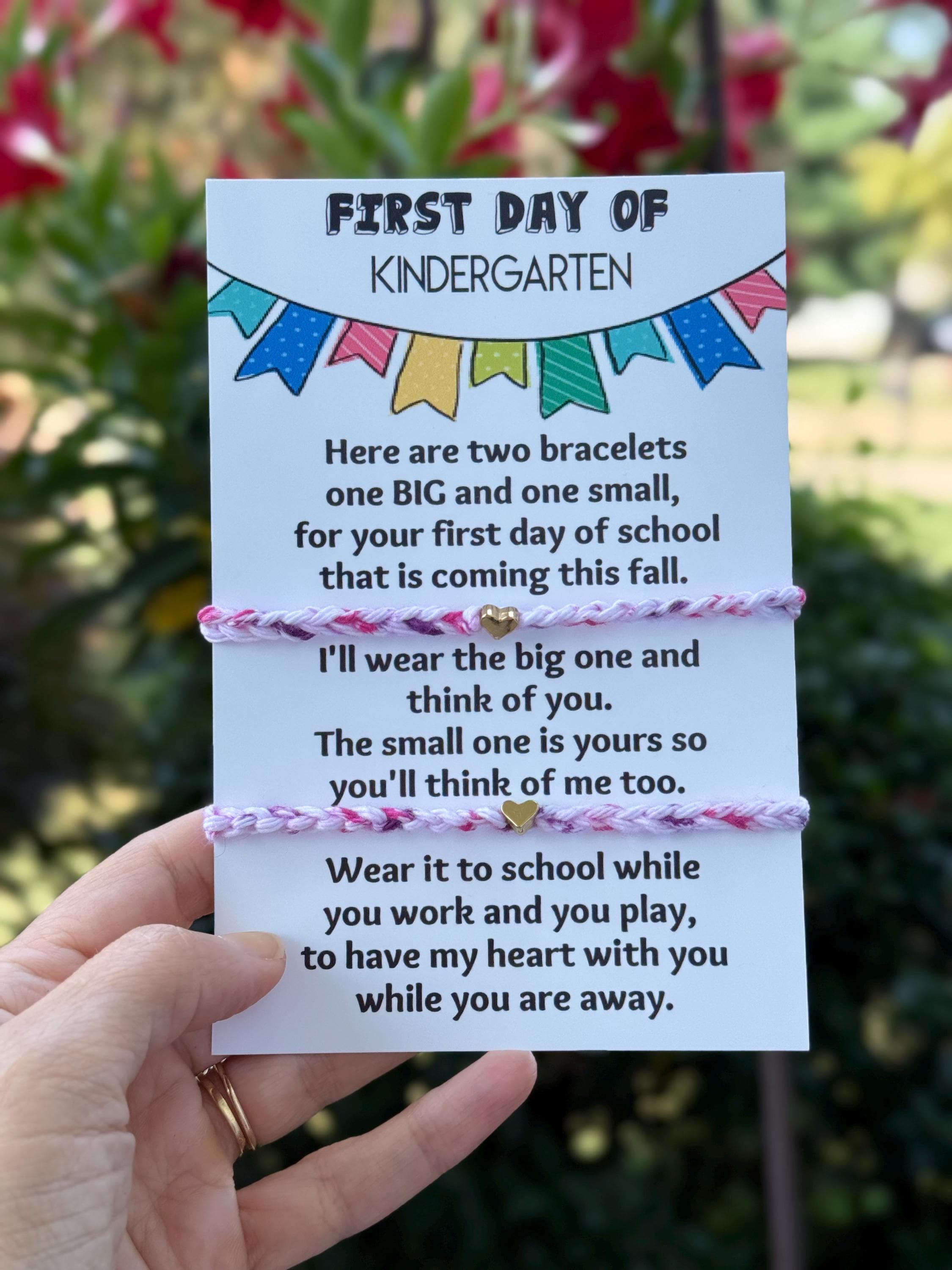 Toddler Bracelets Mommy And Me First Day Of School Bracelets ...