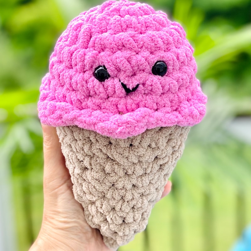 Ice Cream Stuffed Toy - Etsy
