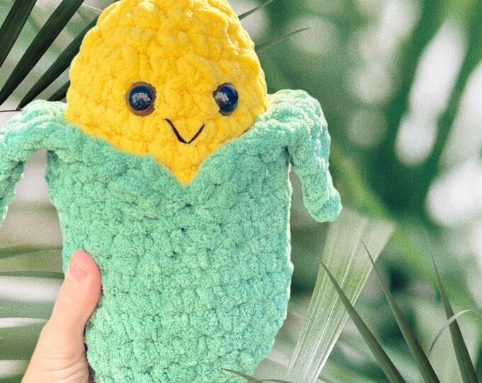 Plush Corn, Corn Plushie, Corn on the Cob Plushie, Corn on the Cob Toy ...