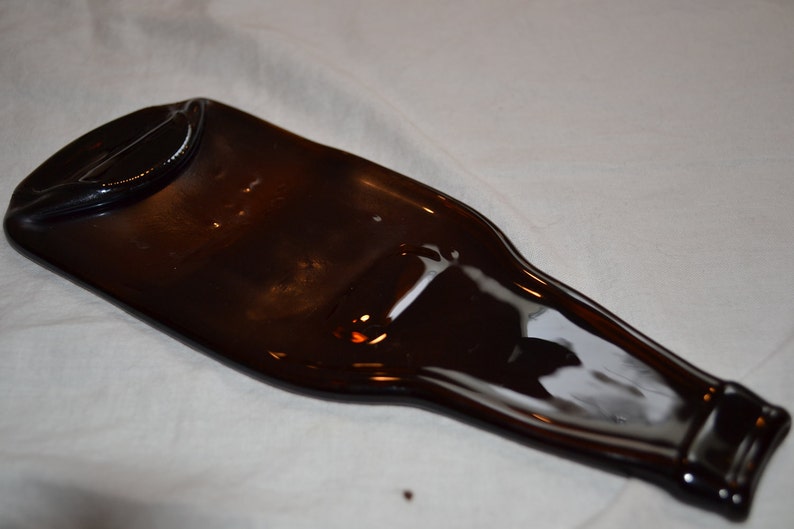 Brown Glass Beer Bottle Spoon Rest Spoonrest - Etsy
