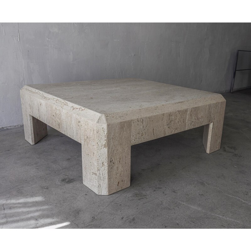 Travertine Coffee Table - Etsy