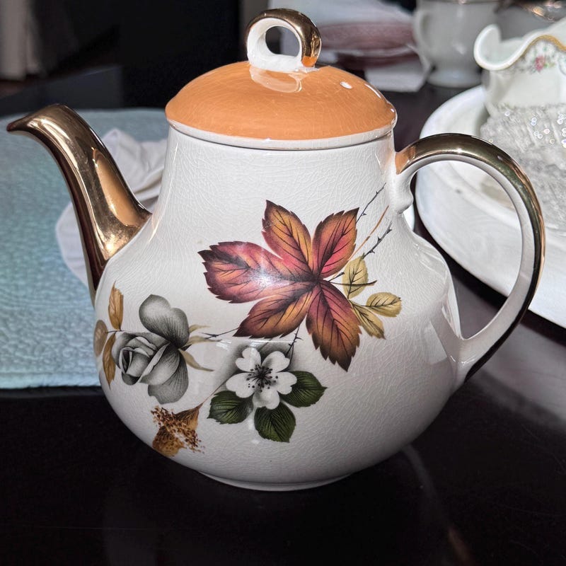 Gibsons Vintage Teapot - Etsy