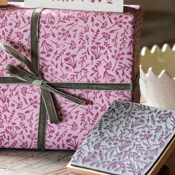 Leaf Rubber Stamp - Etsy