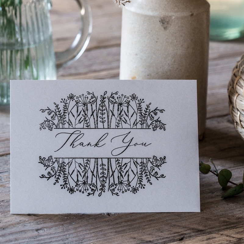 Thank You Stamp - Etsy