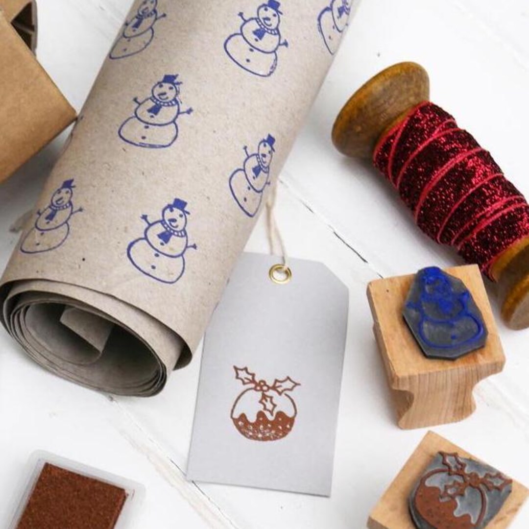 Christmas Fun Stamp Set: Handcrafted Holiday Art Stamps - Etsy UK
