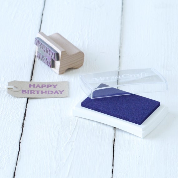 Blue Ink Pad Midnight Blue Versacraft Ink Pad for Paper - Etsy