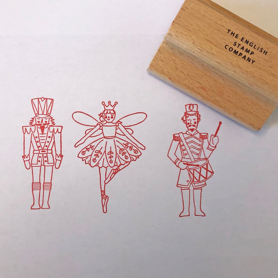 Christmas Toy Rubber Stamp Set for Wrapping, Cards & Crafts ...