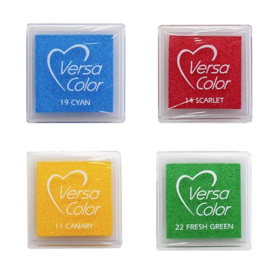 Kids Mini Ink Pad Set for Stamping With Fast Drying Eco-friendly Ink - Etsy