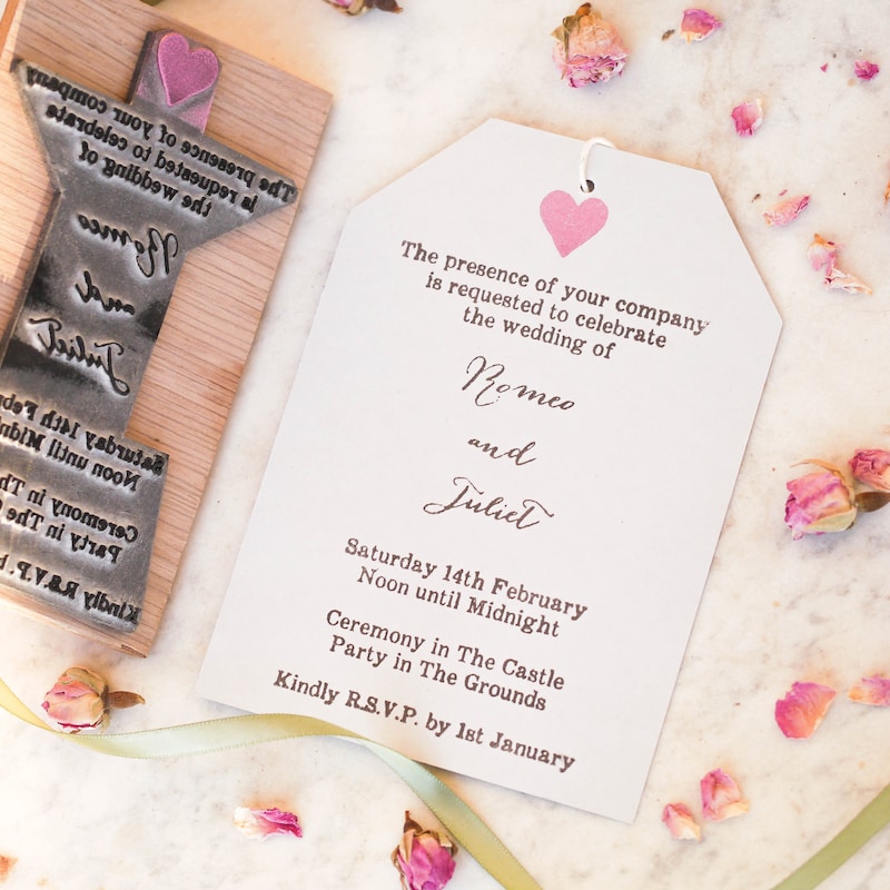Rubber Stamp Wedding - Etsy