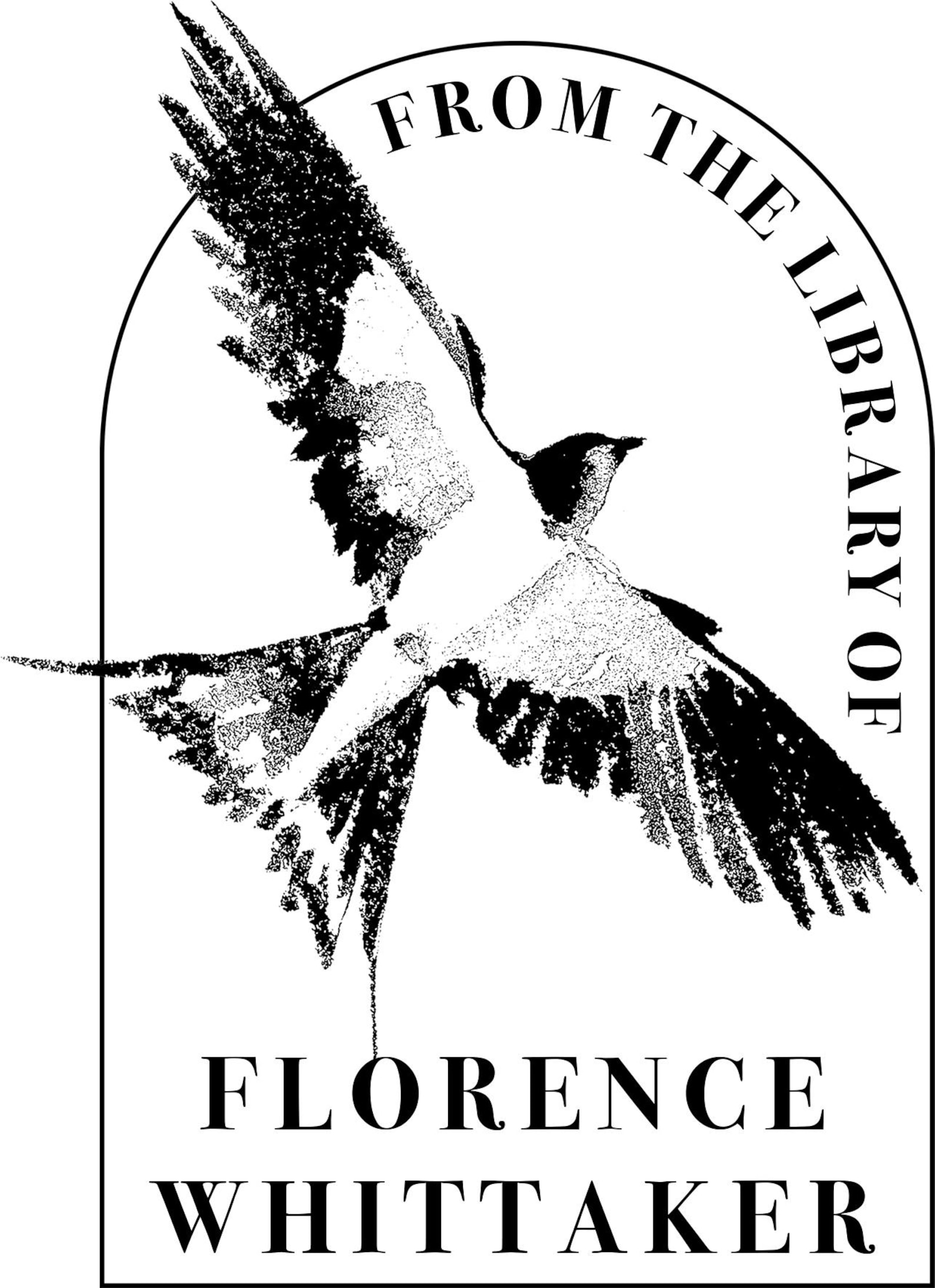 Jackie Morris Swallow Ex Libris Rubber Stamp: Personalized Bookplate ...