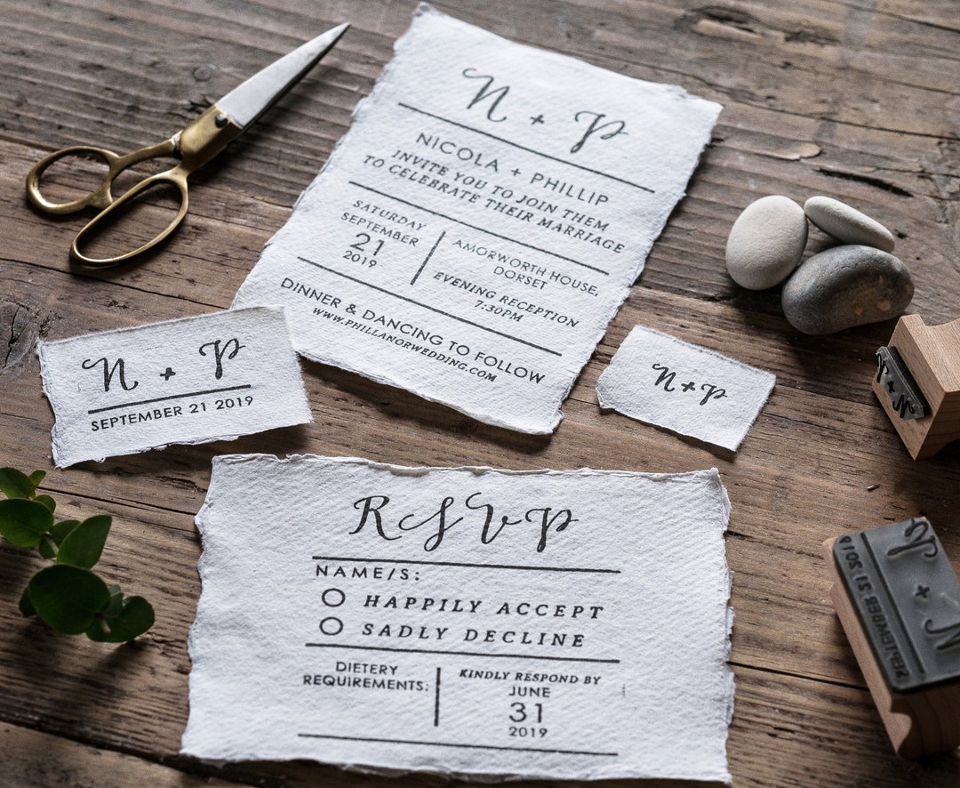 Minimalist Wedding Invitation Stamp | Elegant Wedding Stamps | Wedding ...