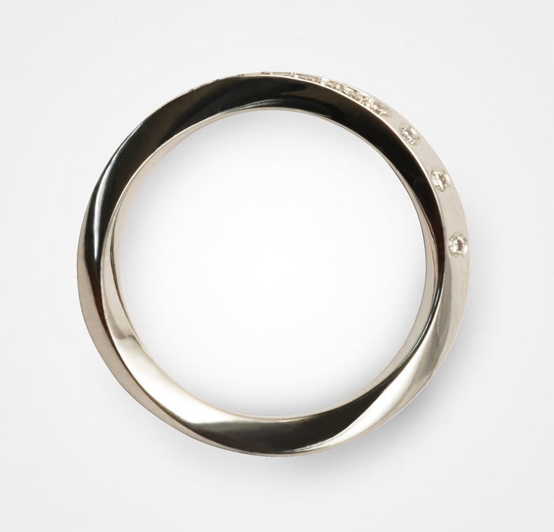 Streamline 18 K Wedding Ring - Etsy