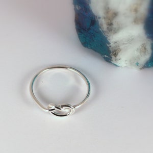 Knot Ring Sterling Silver Made to Order - Etsy