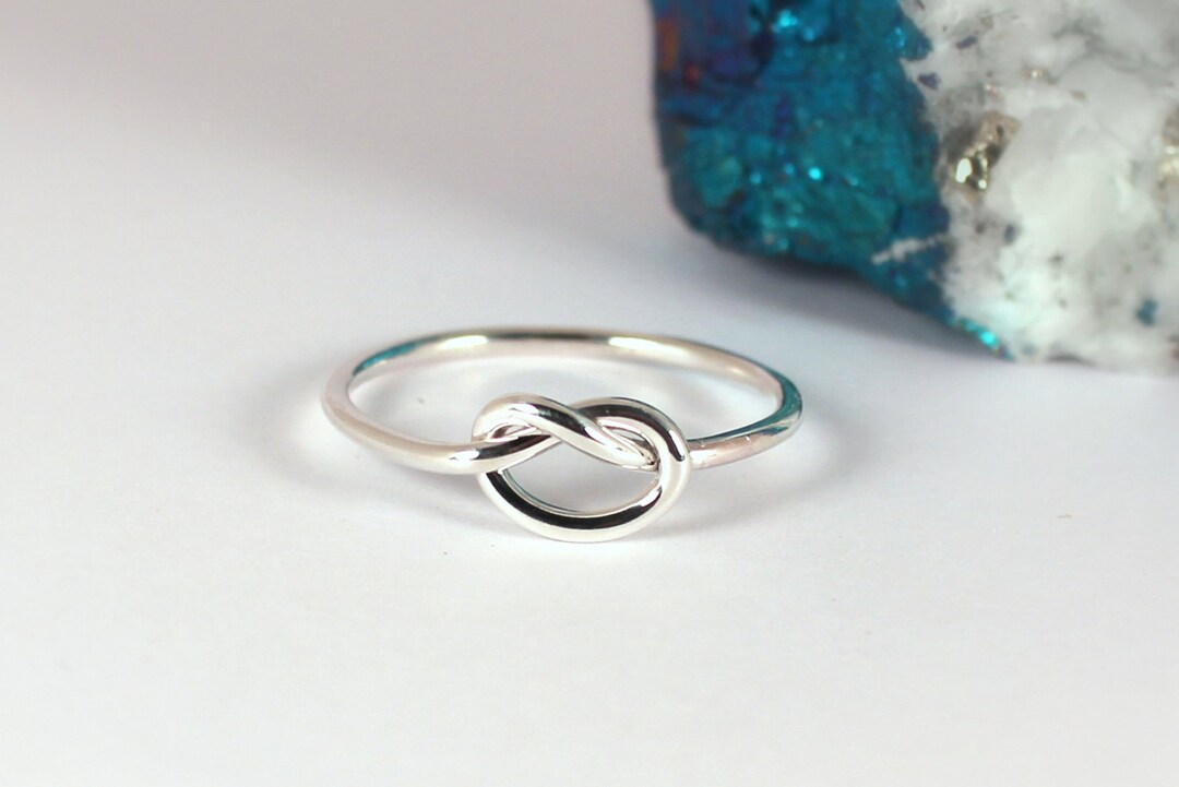 Knot Ring Sterling Silver Made to Order - Etsy