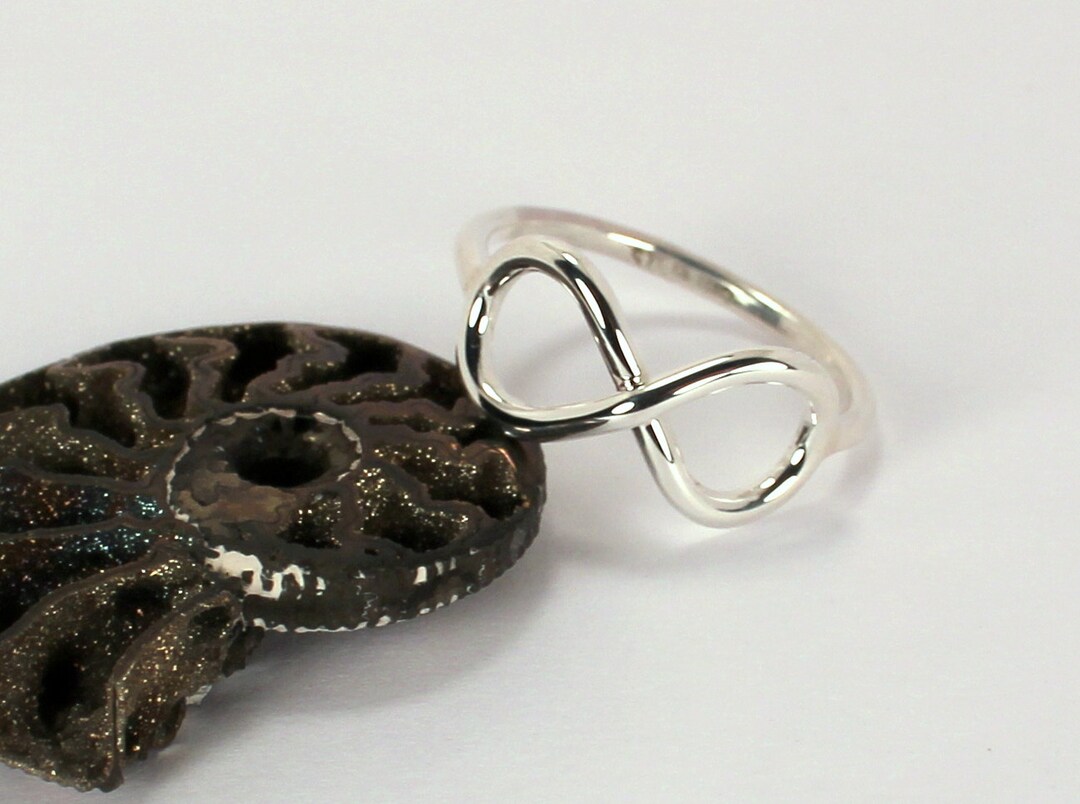 Infinity Symbol Ring Sterling Silver Made to Order - Etsy