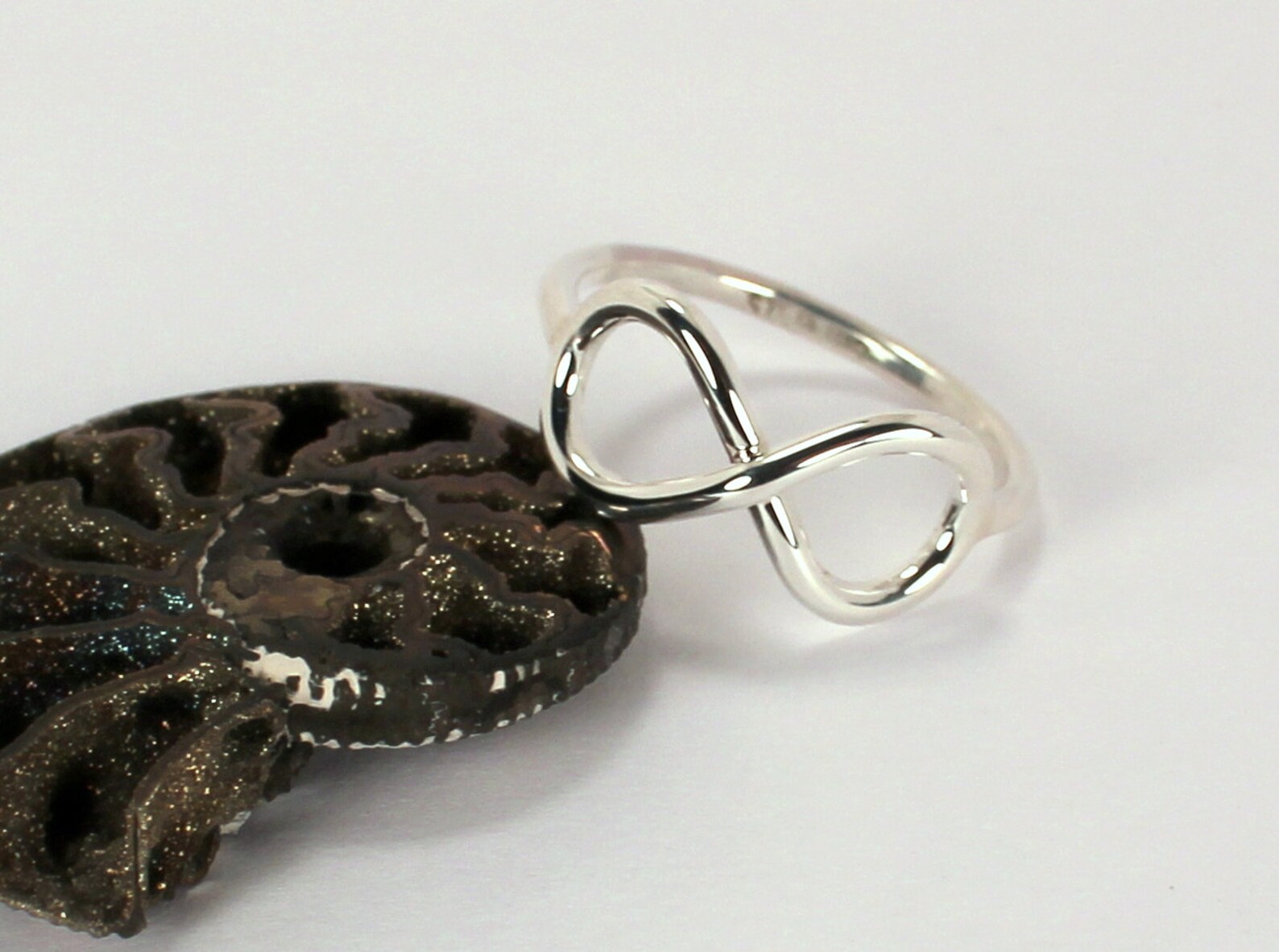 Infinity Symbol Ring Sterling Silver Made to Order - Etsy