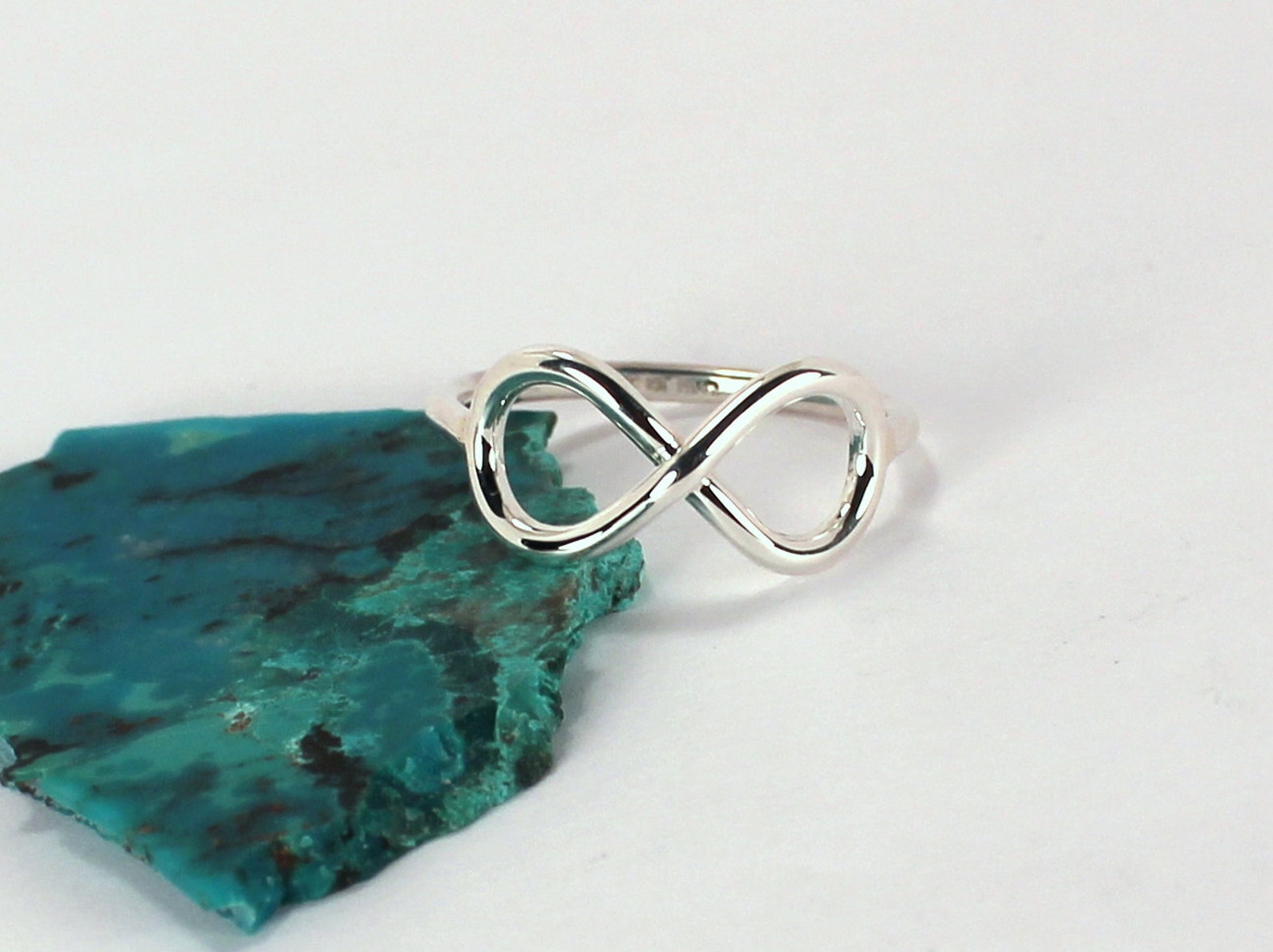 Infinity Symbol Ring Sterling Silver Made to Order - Etsy