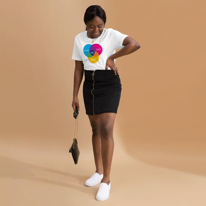 Audhd Queer Venn Diagram Shirt – Gay Autism Neurodivergent Pride Tee - Etsy