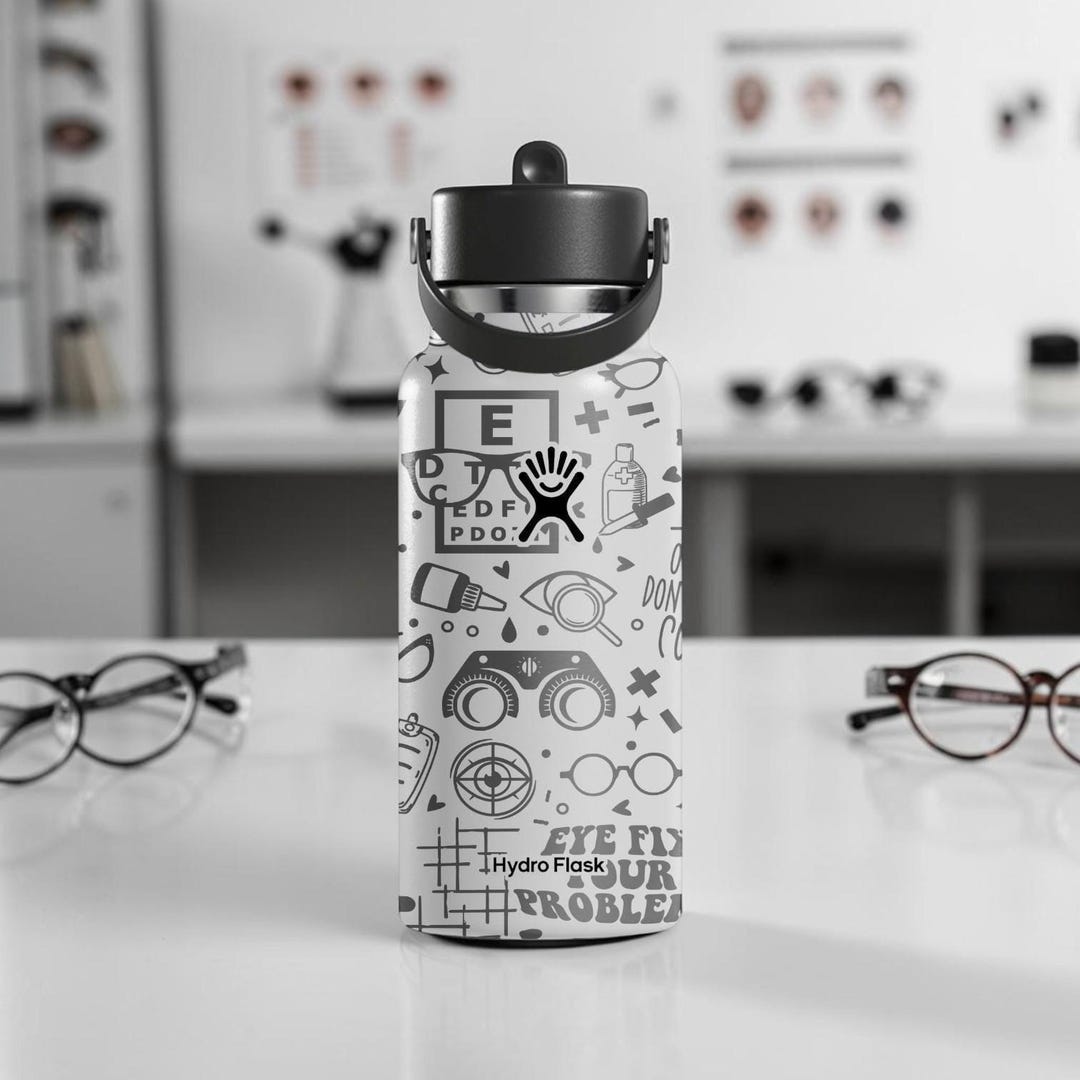 Optometry Engraved Hydro Flask Bottle – Eye Doctor Gift – Ophthalmology ...