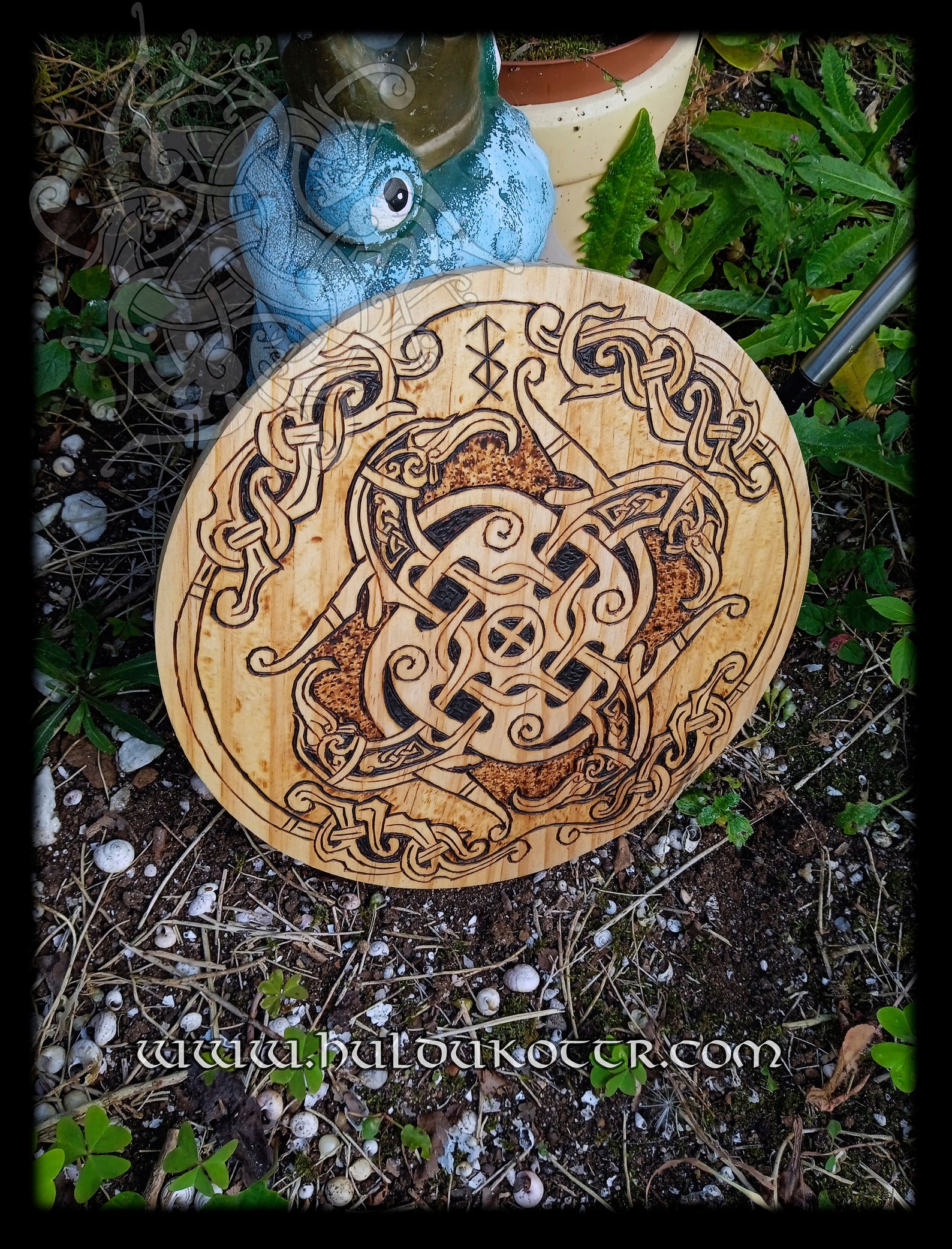 Viking Pyrography Wall Decoration - Etsy