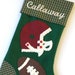 Football Stocking, Football Christmas Stocking, Stocking With Football ...