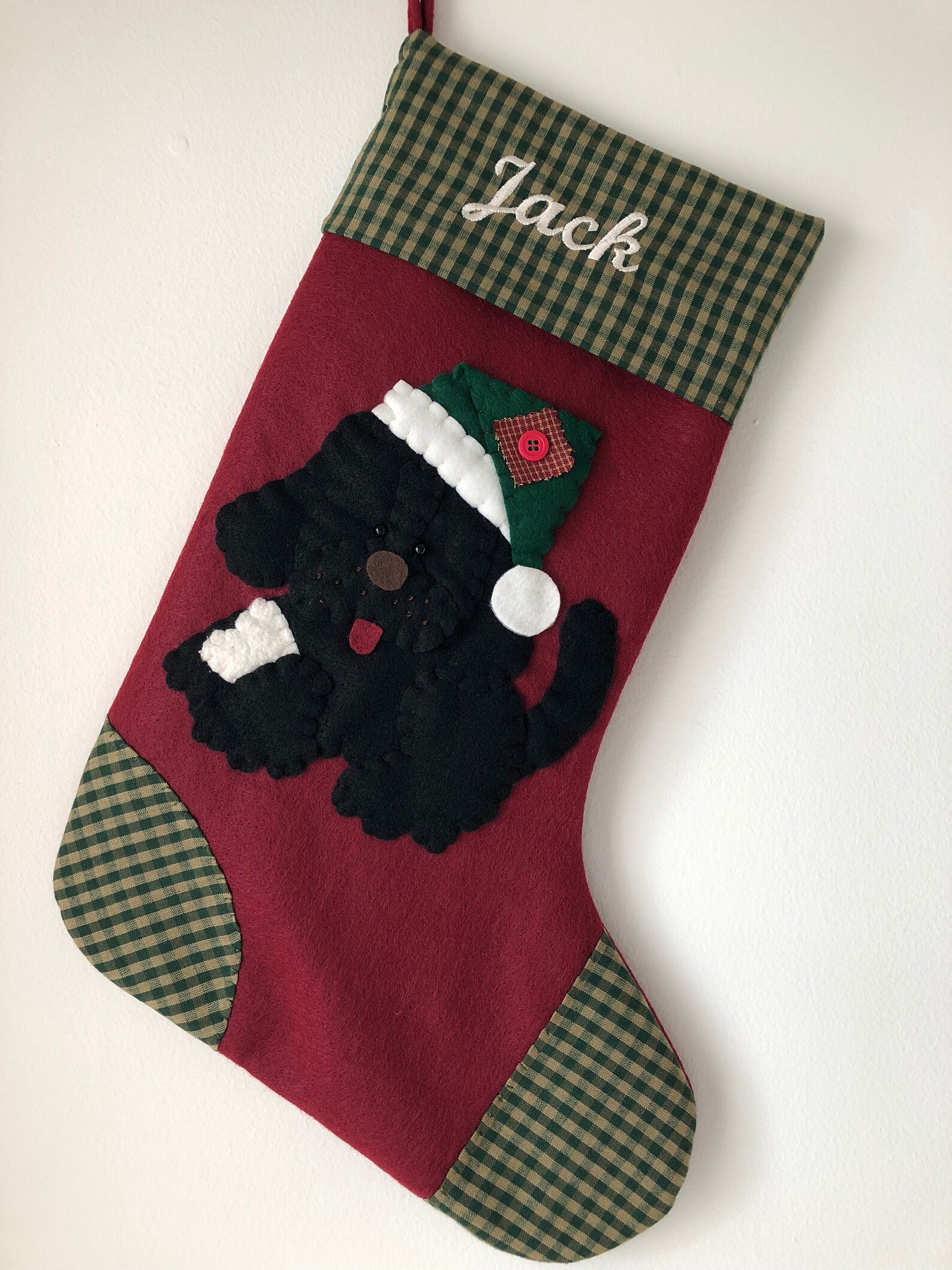 Dog Stocking Stocking for Dog Dog Christmas Stocking | Etsy